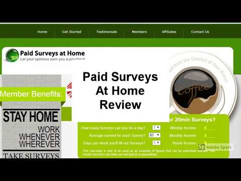Paid Surveys At Home Review | Is Paid Surveys At Home Good?