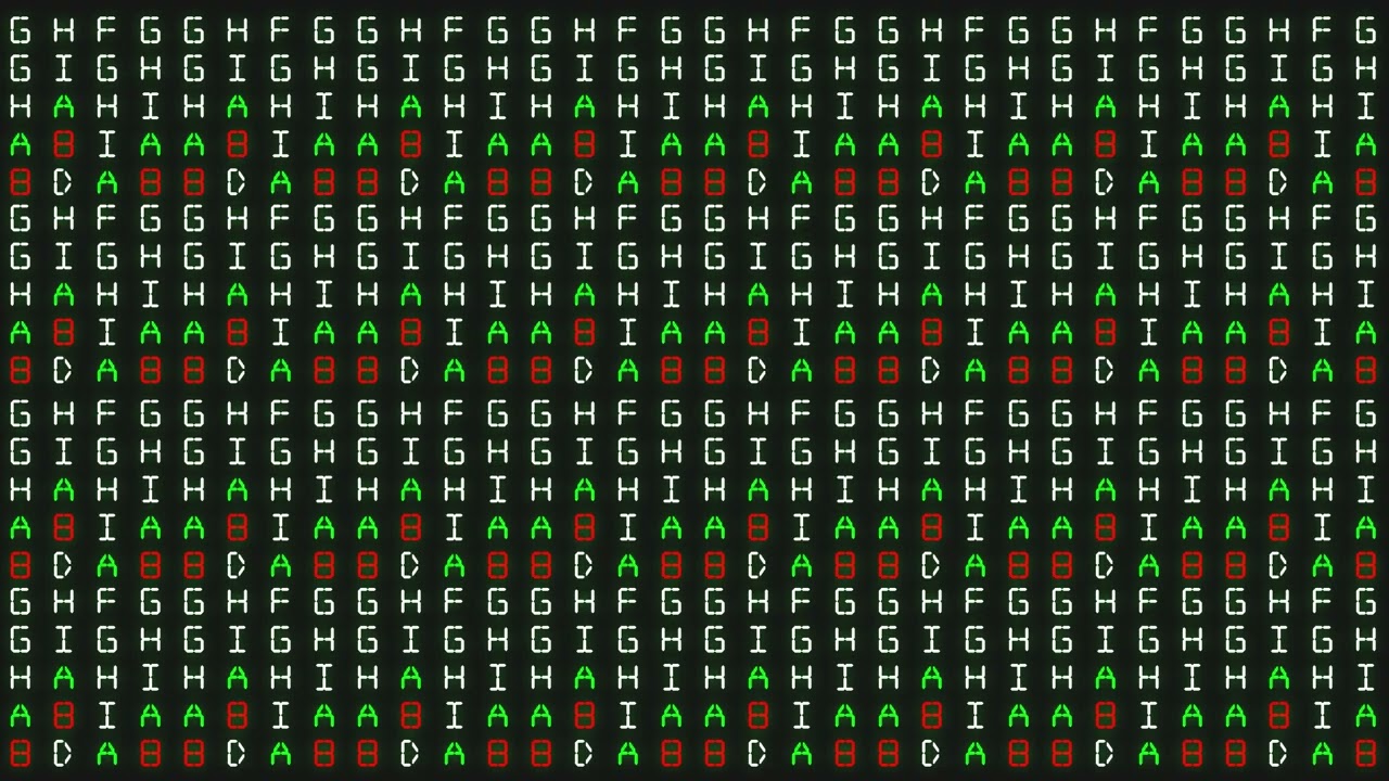 The Matrix Code: A Digital Art Animation | Binary Glitch: A Digital Art Loop