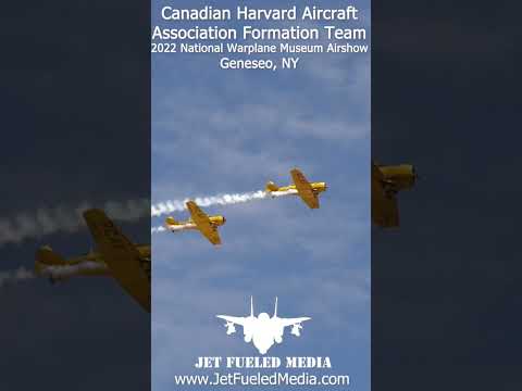 Canadian Harvard Team - Geneseo, NY #jetfueledmedia #shorts #airshows #ny