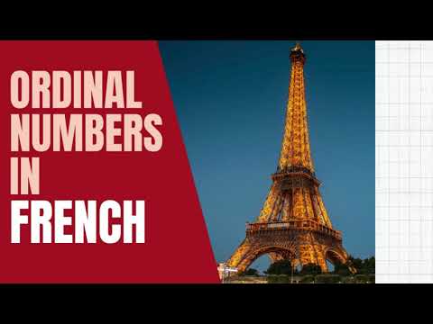 Learn how to say Ordinal Numbers in French. Very Easy #frenchwithvincent #french #numbers