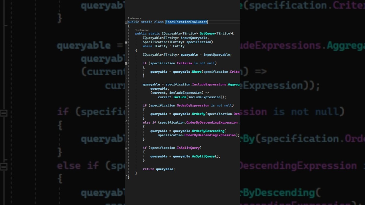 What is the Specification Pattern? #shorts