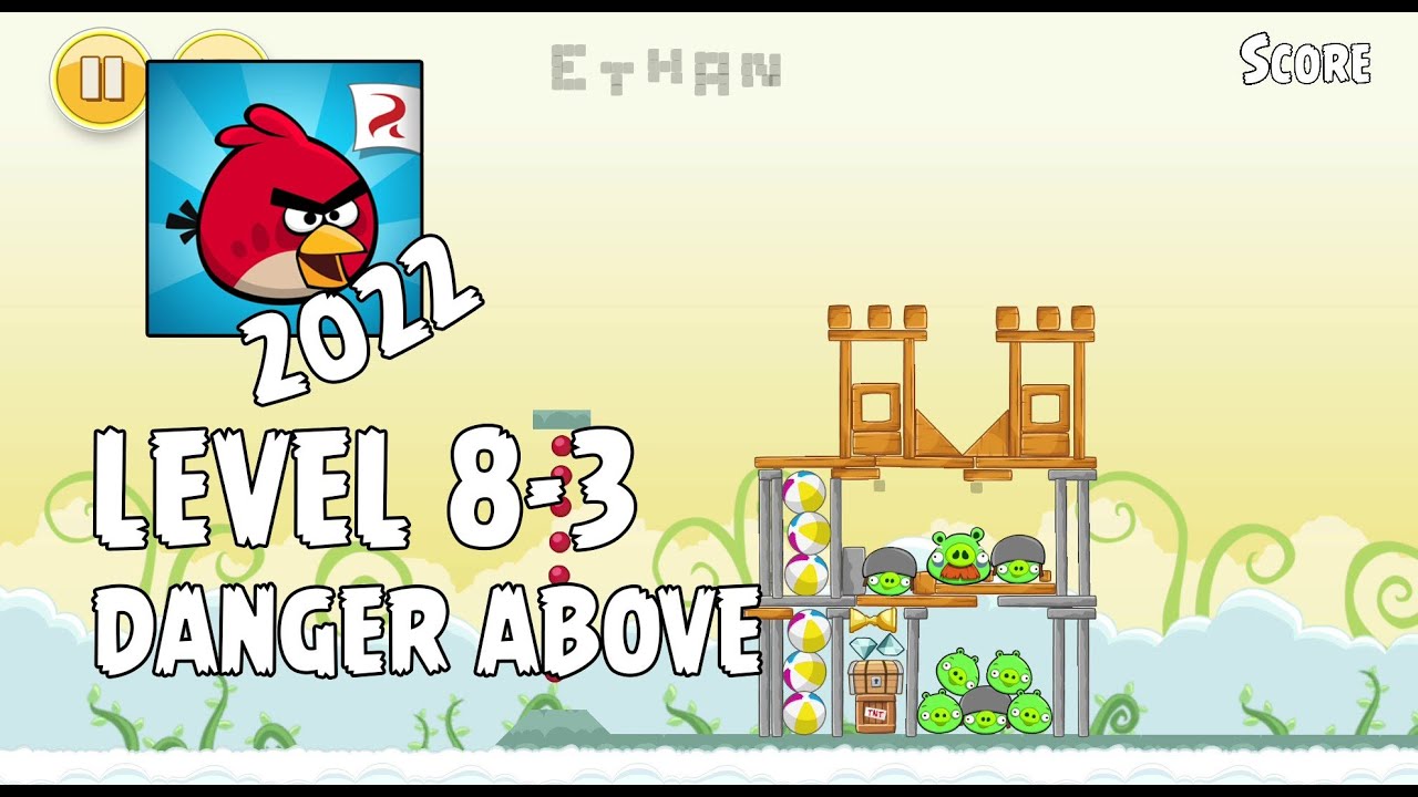 Angry Birds (2022) | Danger Above | Level 8-3 | 3-Star Walkthrough