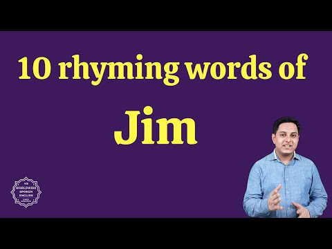 Jim rhyming words | 10 rhyming words of Jim | Spoken English by Vinod Sangwan