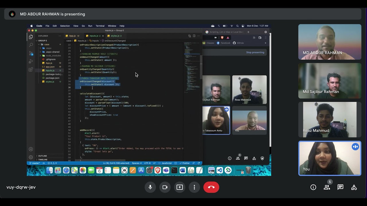 Case Study Presentation (Mobile Application Development)