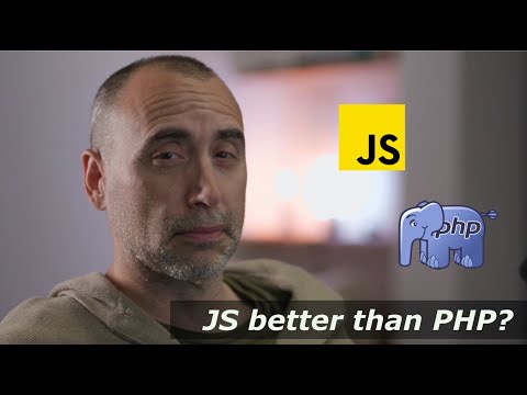 Javascript is better than PHP?
