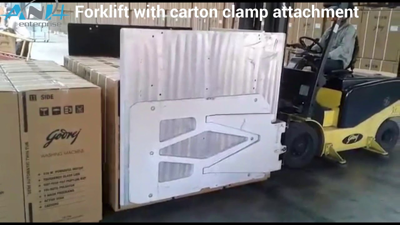 Forklift with Carton Clamp Attachment | AnH Enterprise Limited | Aim Needs Honesty
