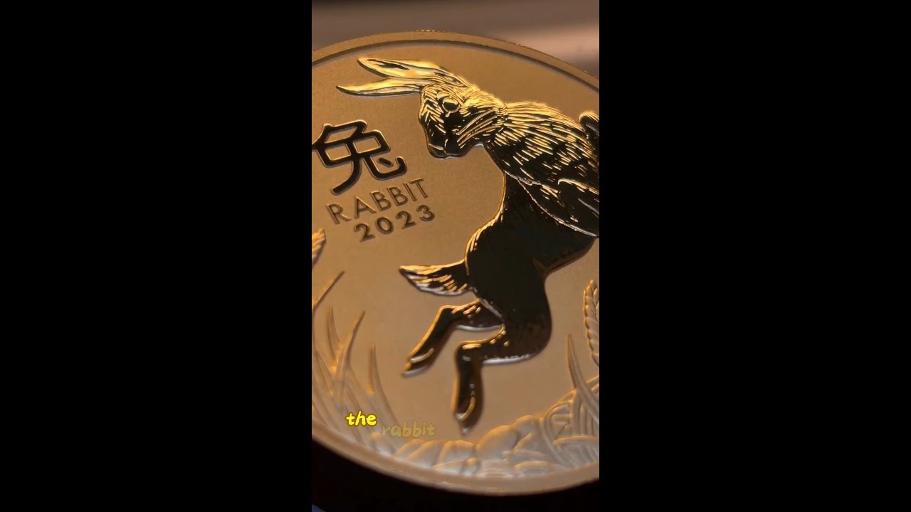 The 2023 Gold Lunar Rabbit Coin - A Symbol of Hope and Wealth