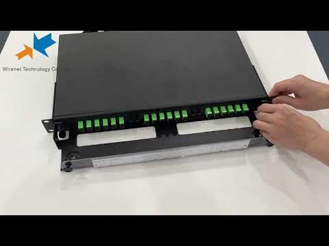how the Versatile 1U Optical Rack Mounted Distributor with Modular LGX Panels works ? #patchpanel