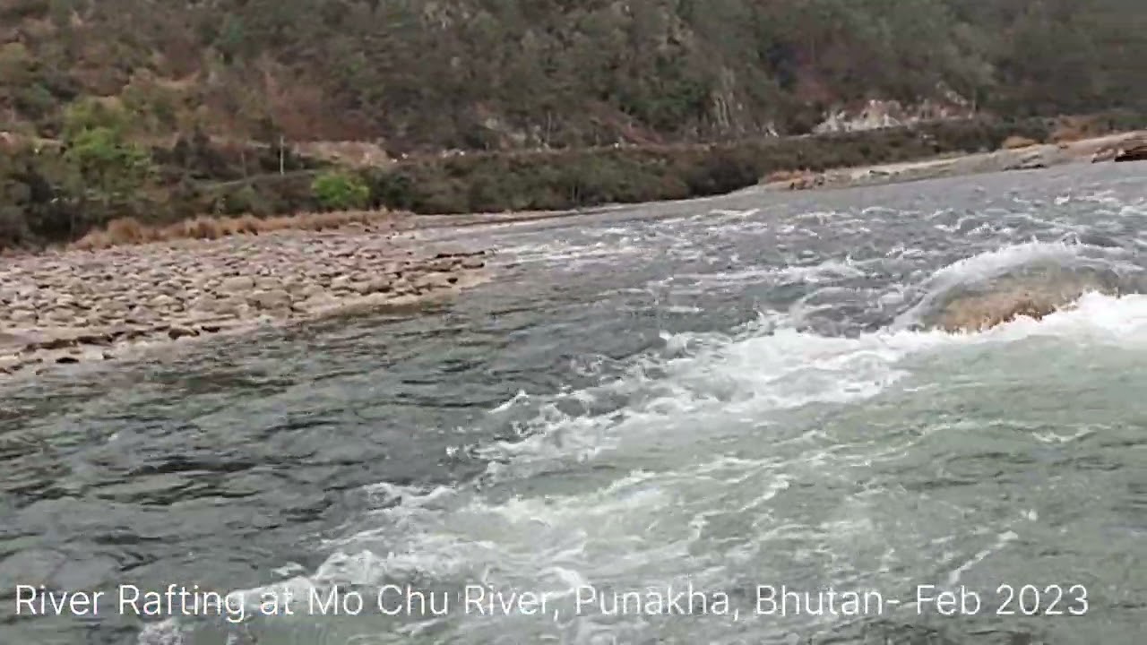 White River Rafting at Mo Chu River in Punakha, Bhutan
