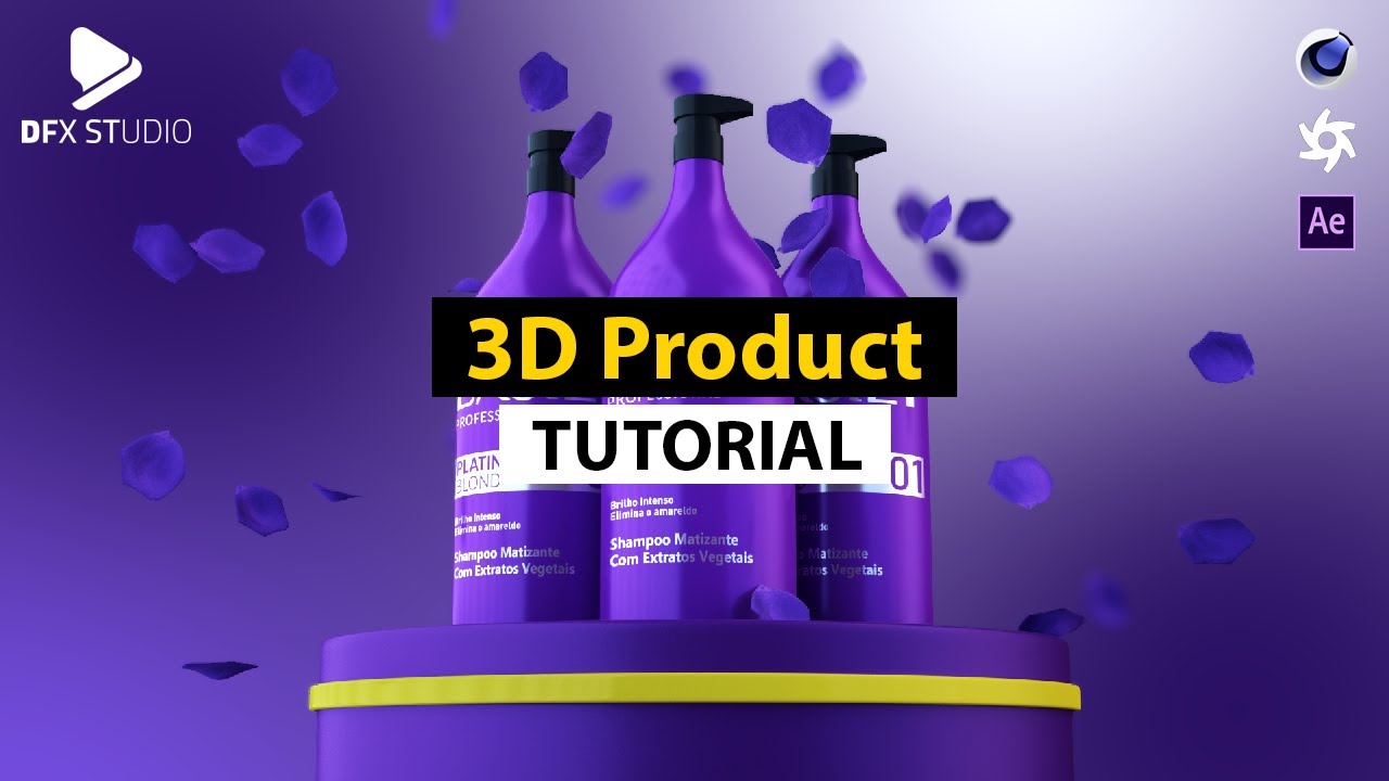 3D Product Visualization -TUTORIAL Cinema 4D,Octane