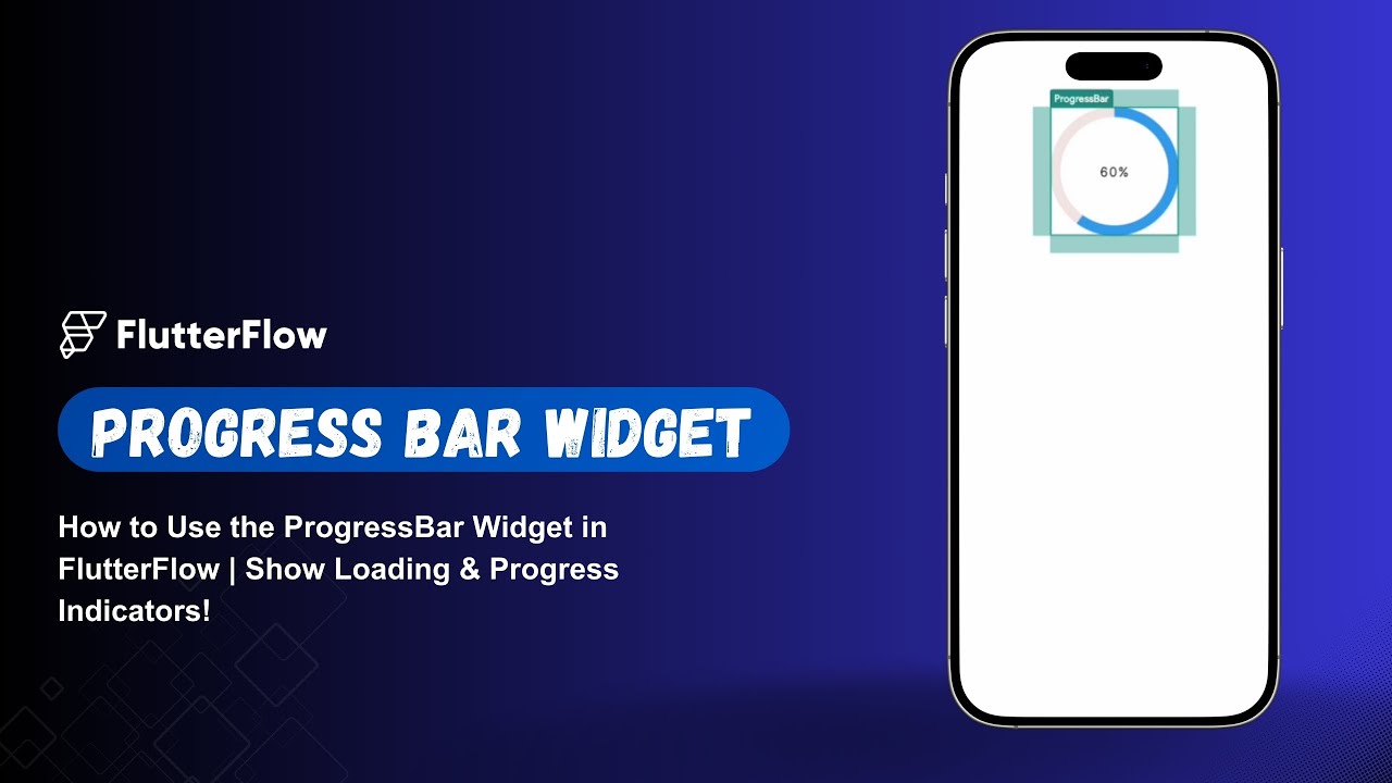 How to Use the ProgressBar Widget in FlutterFlow | Show Loading & Progress Indicators!