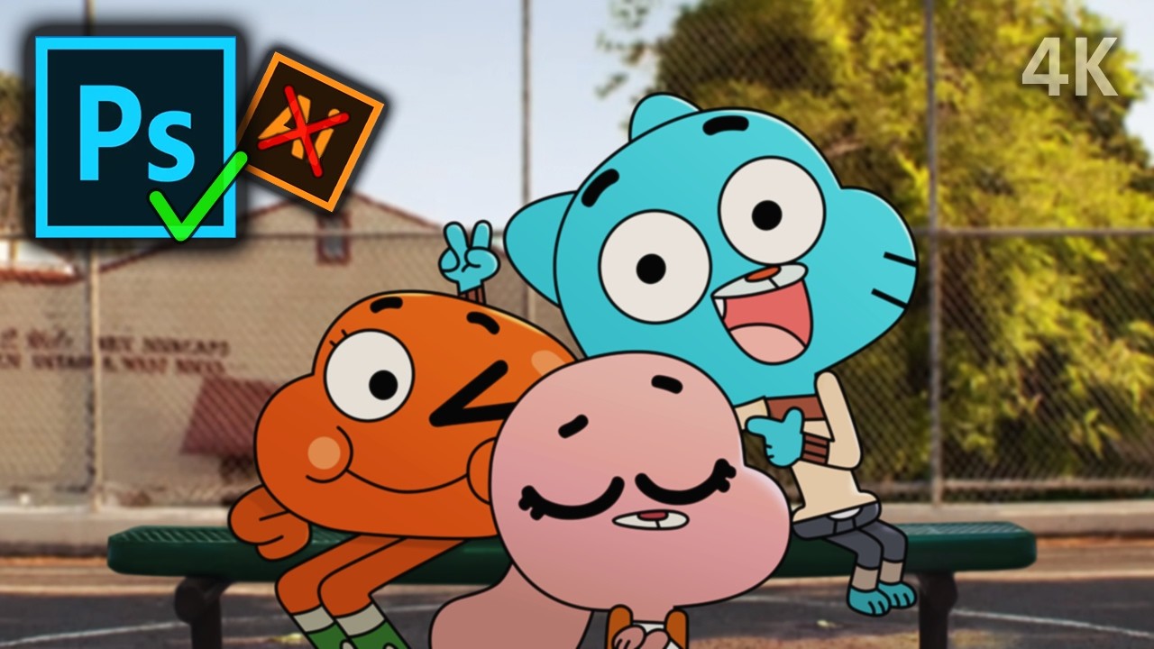 Gumball's Wallpaper Remake (Time Lapse)