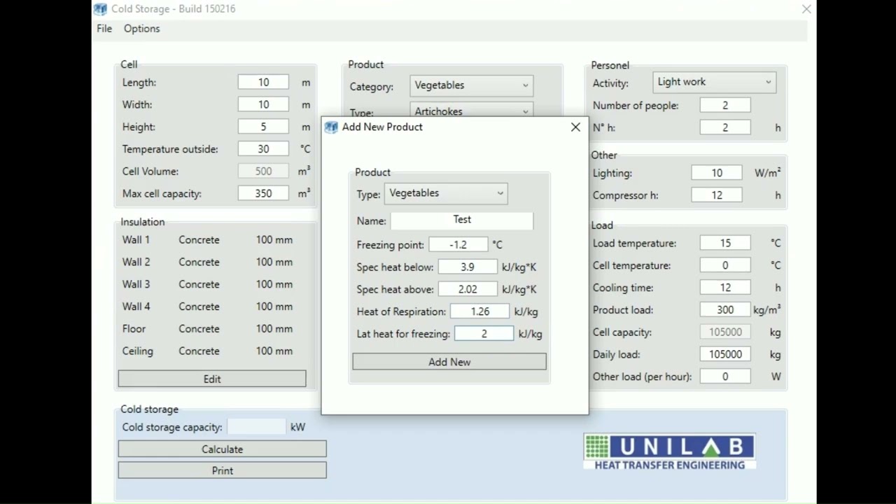 Cold Storage Design Software: Calculate Thermal Capacity & Load ACCURATELY