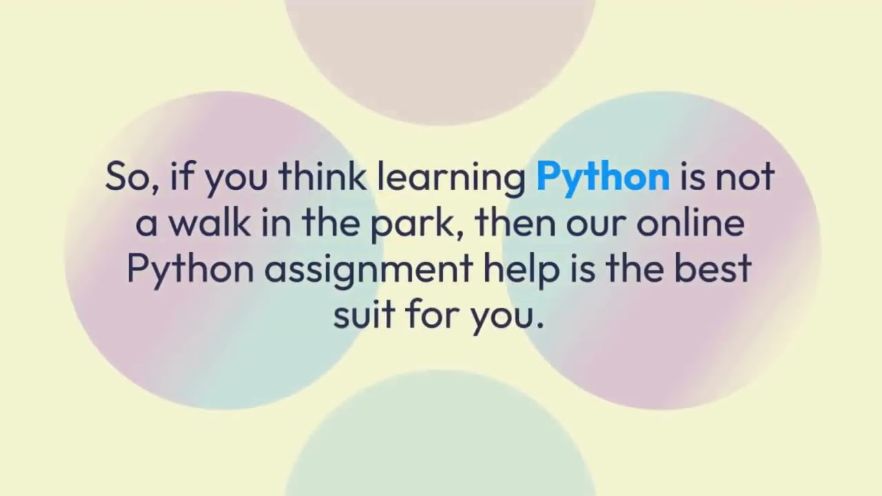 Python Assignment Help in Canada by Top Experts