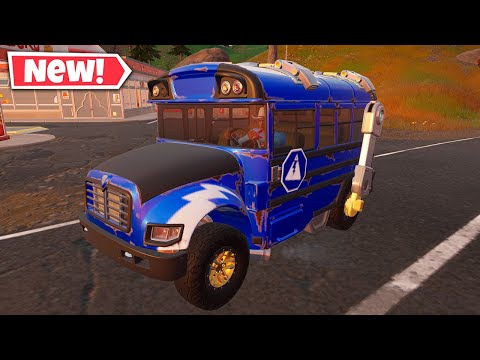NEW BATTLE BUS Car Gameplay In Fortnite!