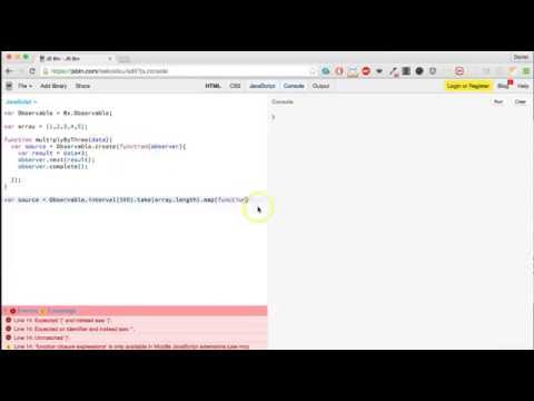 RxJs Examples: Pipe Data Between Observables with Map