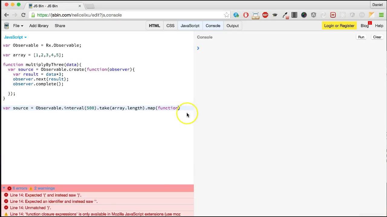 RxJs Examples: Pipe Data Between Observables with Map