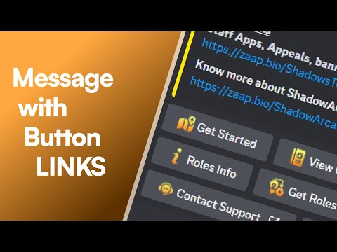 Discord Message Button Link Tutorial 2023 | Sapphire Bot