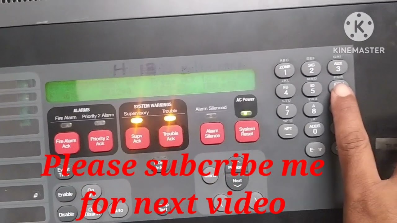 How to activate & test  output relay without alarm in simplex panel.