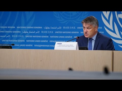 HRC54 | Press Conference by the President of the UN Human Rights Council