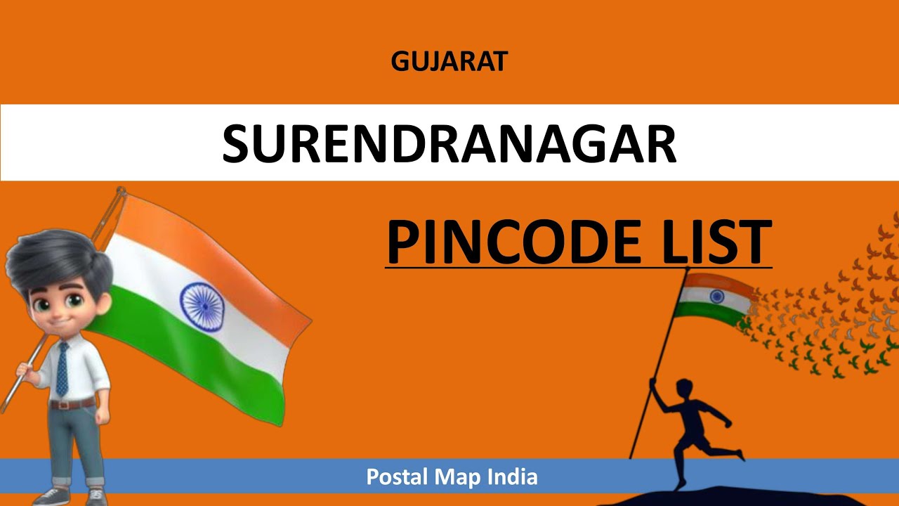 Surendranagar District Pincode List || GUJARAT Zip Codes