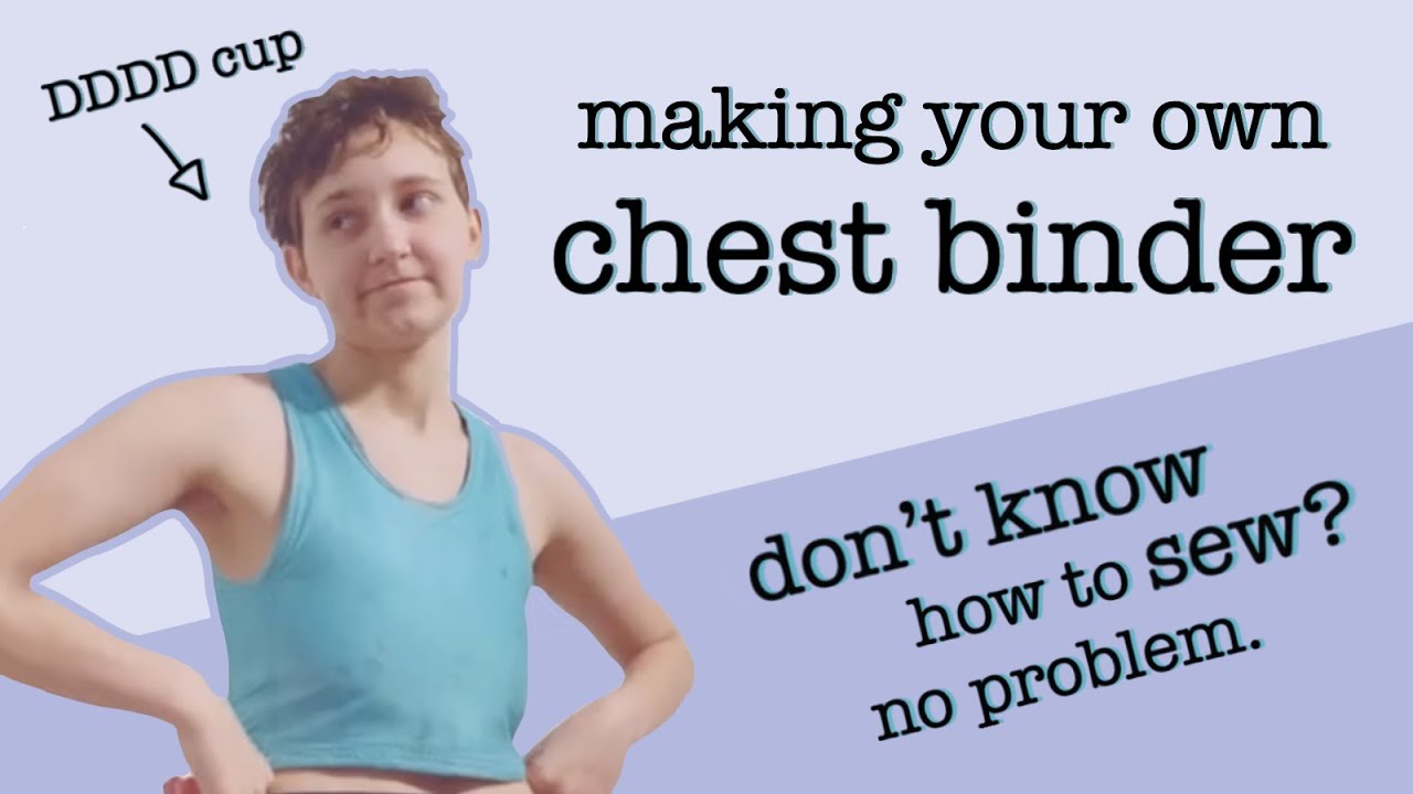 how to make a chest binder if you don't know how to sew (trans, nonbinary, etc)