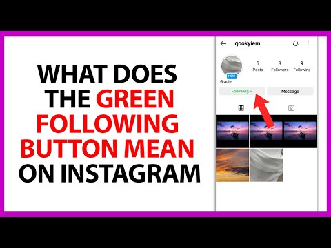 What Does the Green Following Button Mean on Instagram in 2025