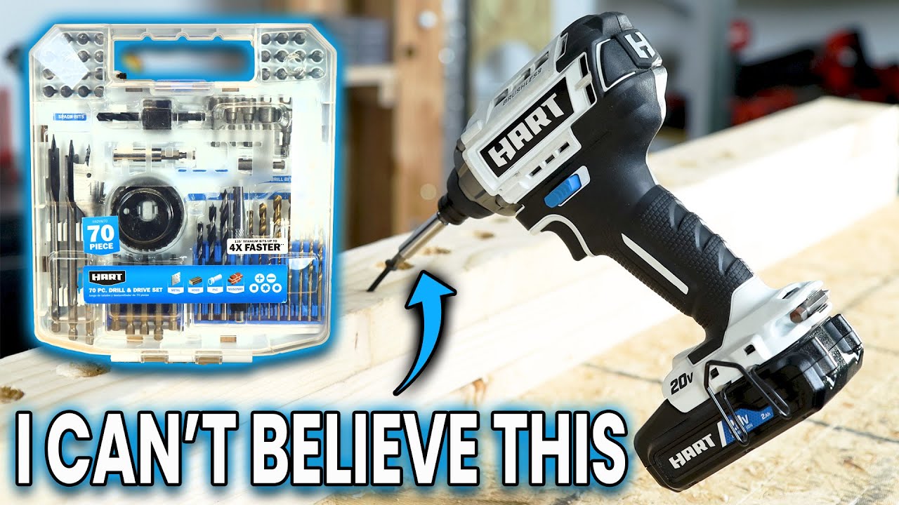 New HART Tools 70 Piece DRILL & DRIVE Bit Set (I CAN'T BELIEVE WALMART SELLS THIS!)