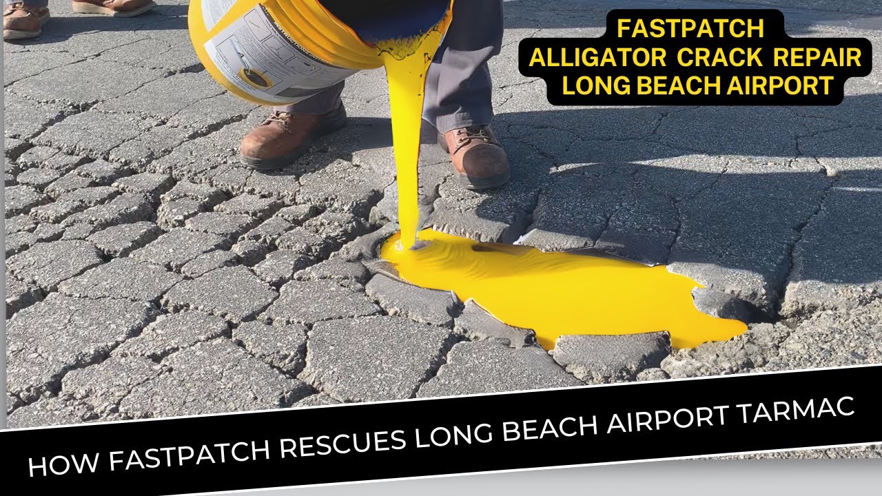 Alligator Cracking Repair At Long Beach Airport