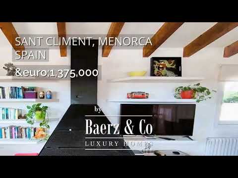 VILLA ON BINIDALI COAST, MENORCA, WITH PRIVACY AND SEA VIEWS - Luxury home for sale