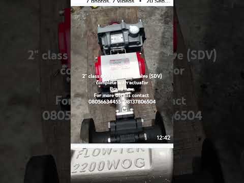 2"class 600 shut down valve (SDV) complete with actuator, brand new for sale. 08056634455