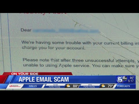 Apple mail scam
