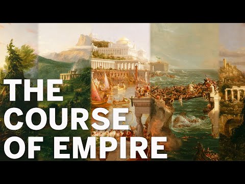 "The Course of Empire" by Thomas Cole