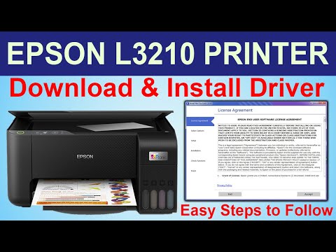 HOW TO DOWNLOAD AND INSTALL EPSON L3210 DRIVER - ENGLISH SUBTITLE