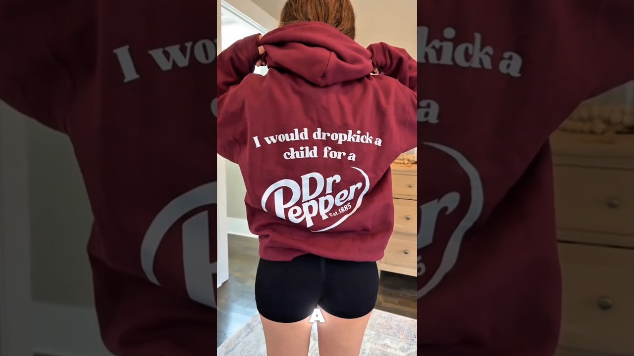 Dr pepper hoodie 😍❤️‍🔥 #drpepper #hoodie #fypシ゚viral #trending