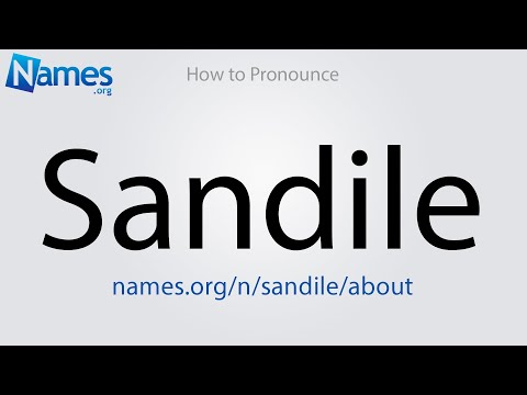How to Pronounce Sandile