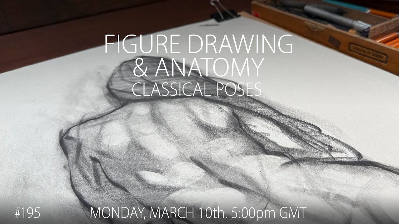 Figure Drawing - Classical Poses #195