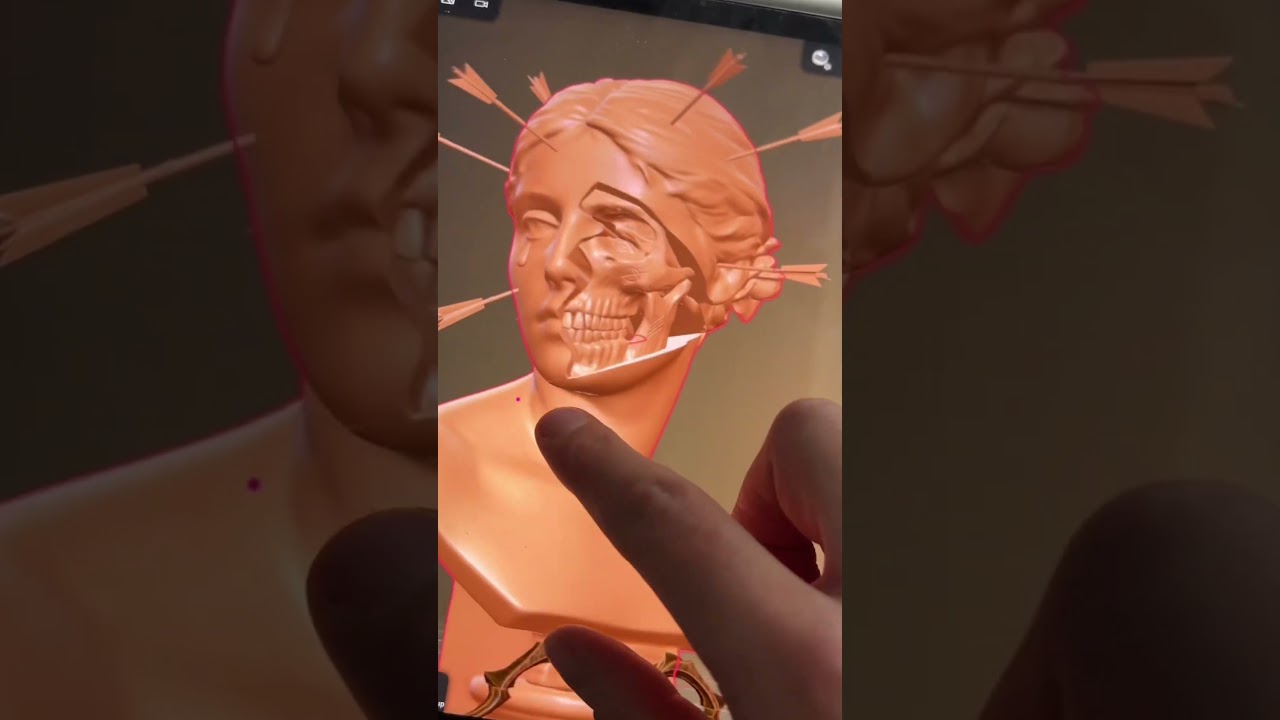 What do 3D artists actually do? #3dart #blender3d #nomadsculpt #digitalart #3danimation