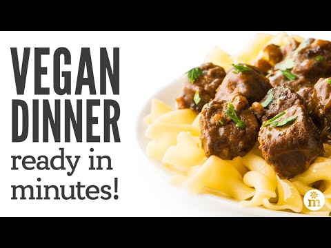 Quick Vegan Stroganoff Recipe Ready in Minutes!