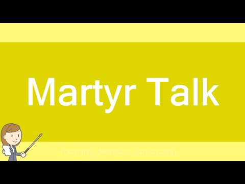 Martyr Talk
