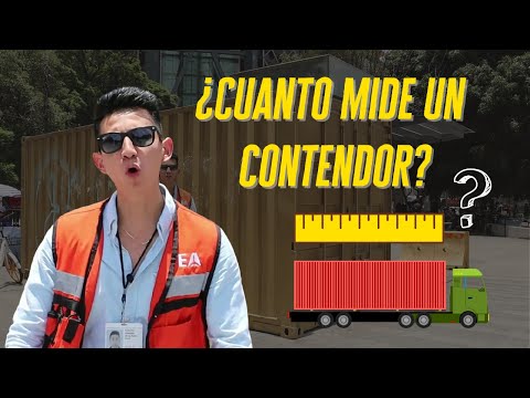 ¿Cuanto mide un Contenedor?/20 pies - TEU