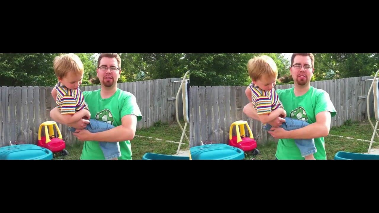 1st iPhone 4 HD 3D test video