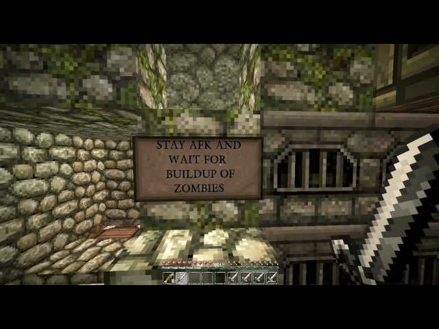 Zombie Dungeon XP Farm - Survival Mode! Minecraft Map