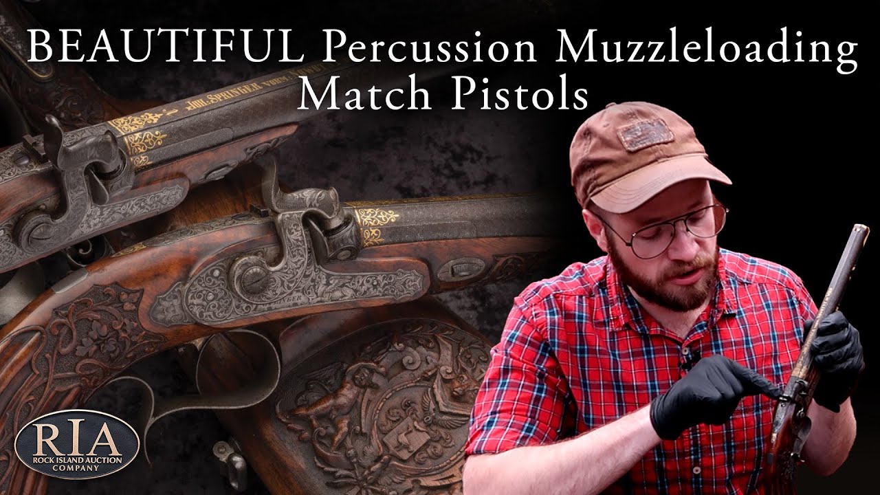 Original Johann Springer Match Pistols | Cap and Ball | I Love Muzzleloading