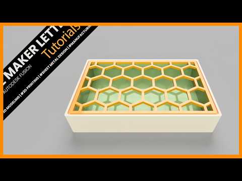 Design a 3D Printable Soap Holder with Honeycomb Pattern in Fusion