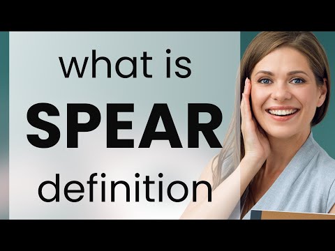 Spear • what is SPEAR definition