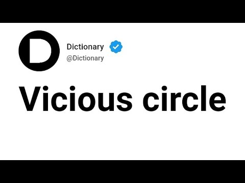 Vicious circle Meaning In English