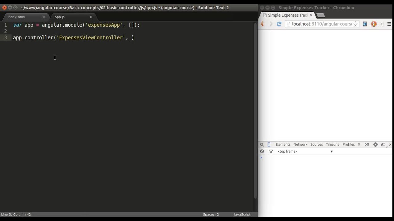 How to Create a Controller in AngularJS, Angular Tutorial