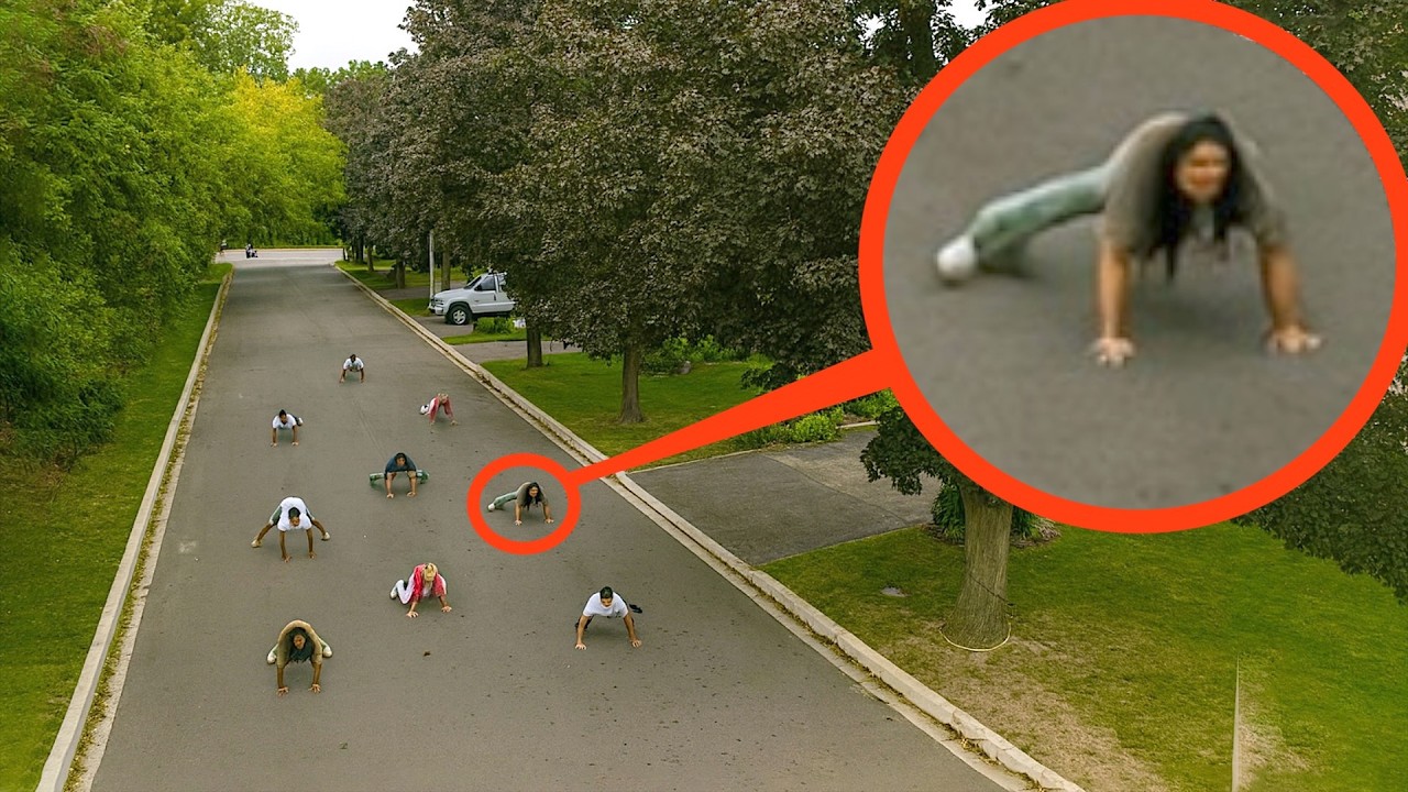 If you ever see your neighbors Crawling like this... lock your doors & hide! (They are bad)