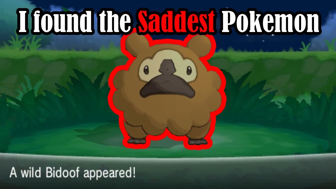 My Bidoof has Depression